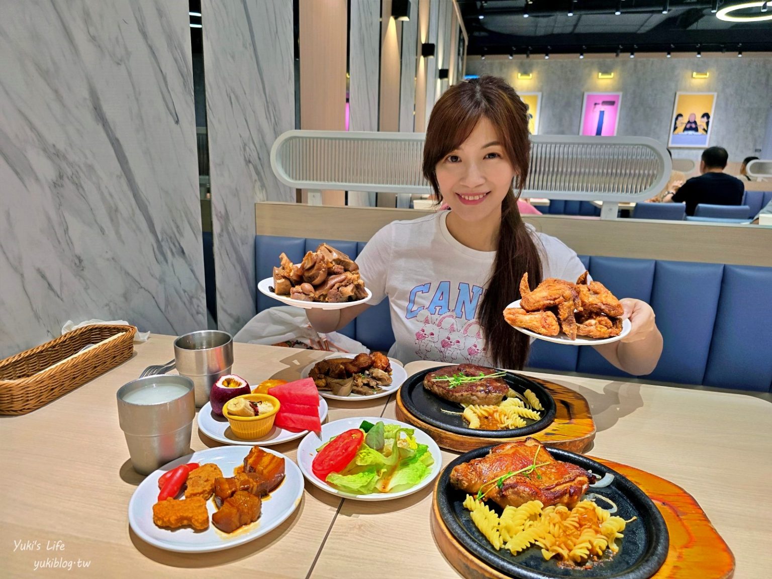 林口美食│我家牛排林口A9店│360元起自助吧吃到飽！CP值超高附菜單 - Yuki's Life