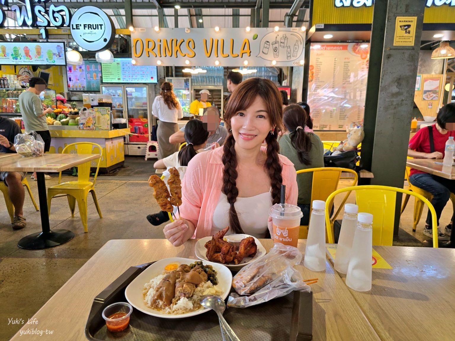曼谷文青市場【Food Villa Ratchaphruek】觀光客不知道寶藏景點，便宜又好吃！ - Yuki's Life
